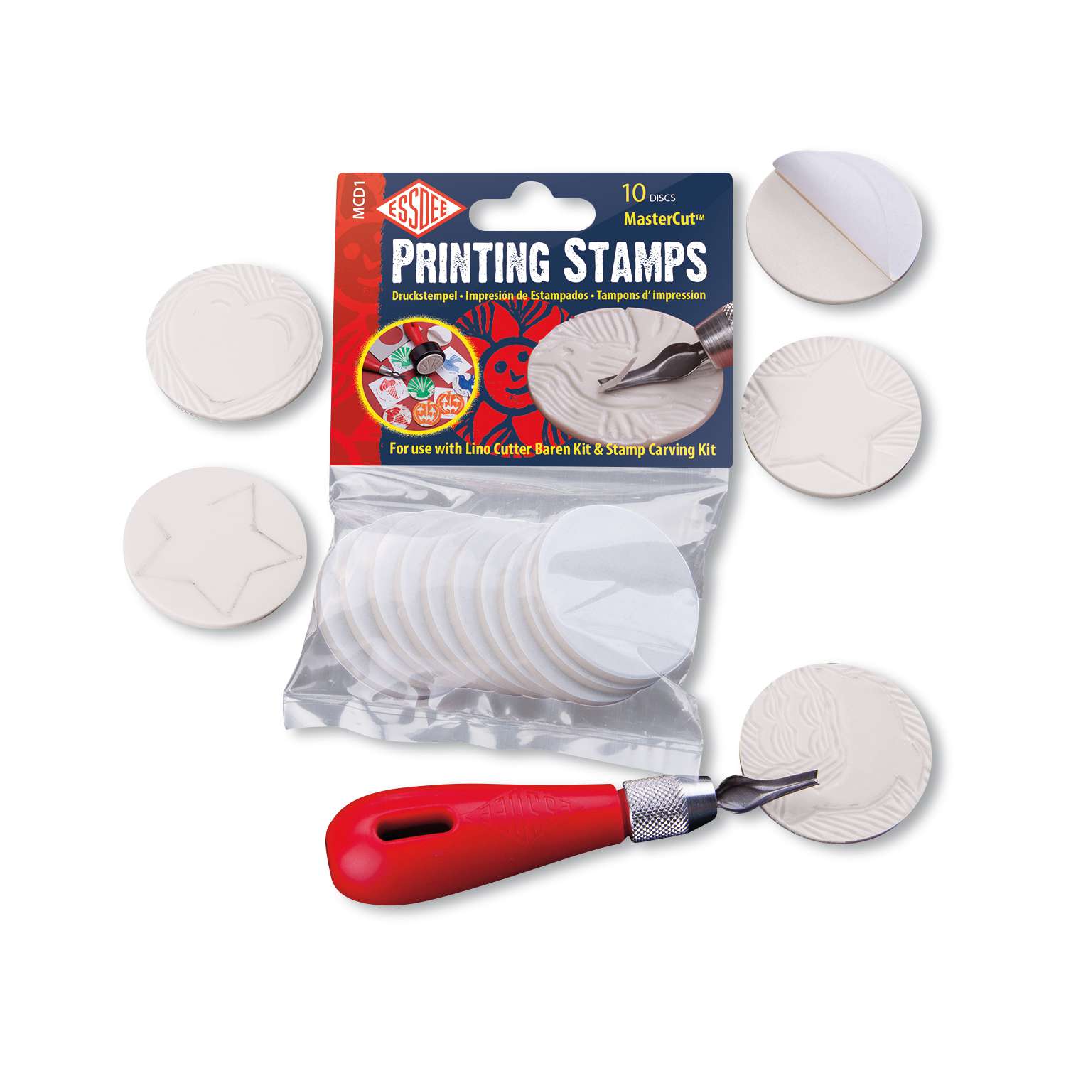 ESSDEE | MasterCut™ Printing Stamps — 10-set | Gerstaecker Belgie