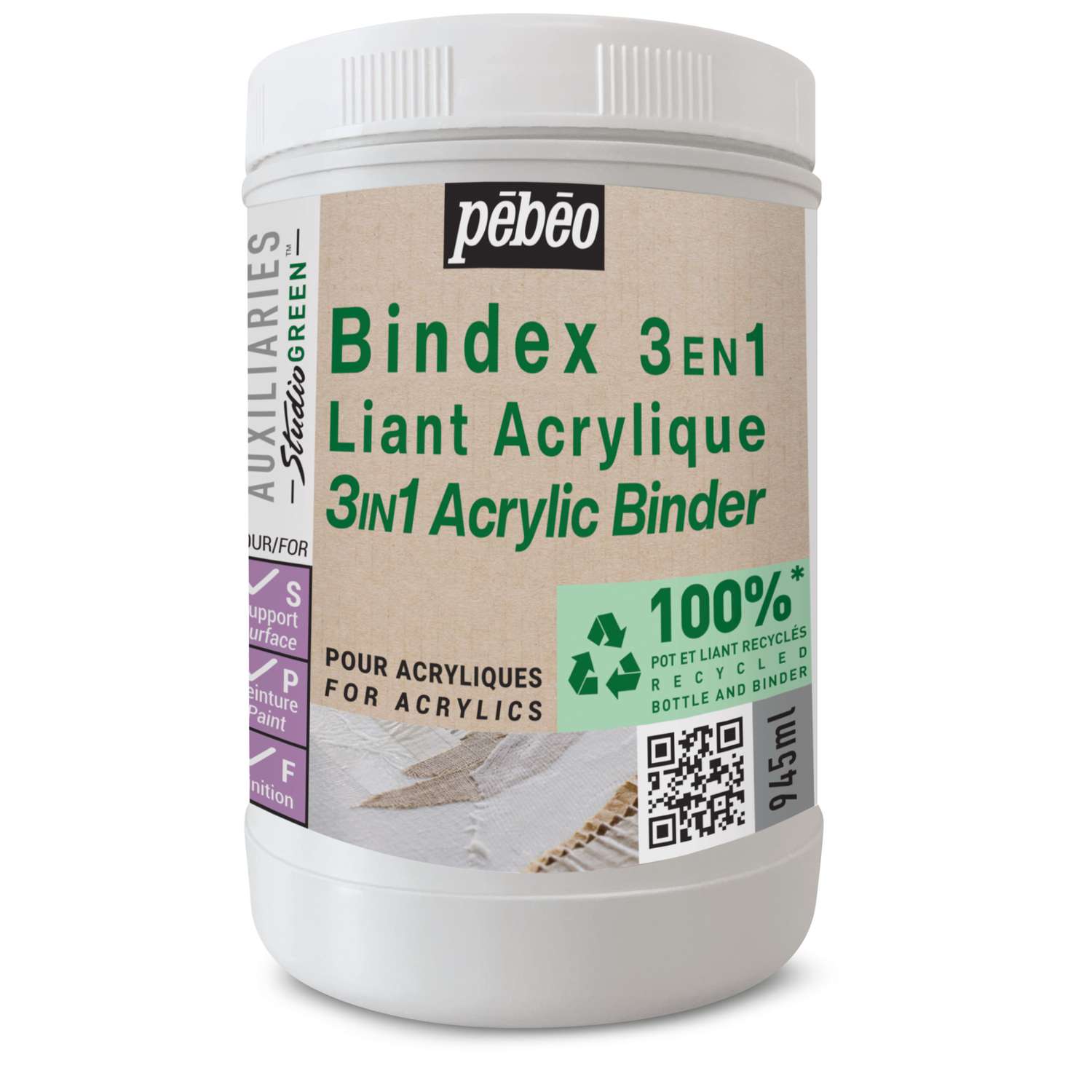 pébéo | Studio GREEN™ Bindex 3-in-1 acrylic binder | Gerstaecker Belgie